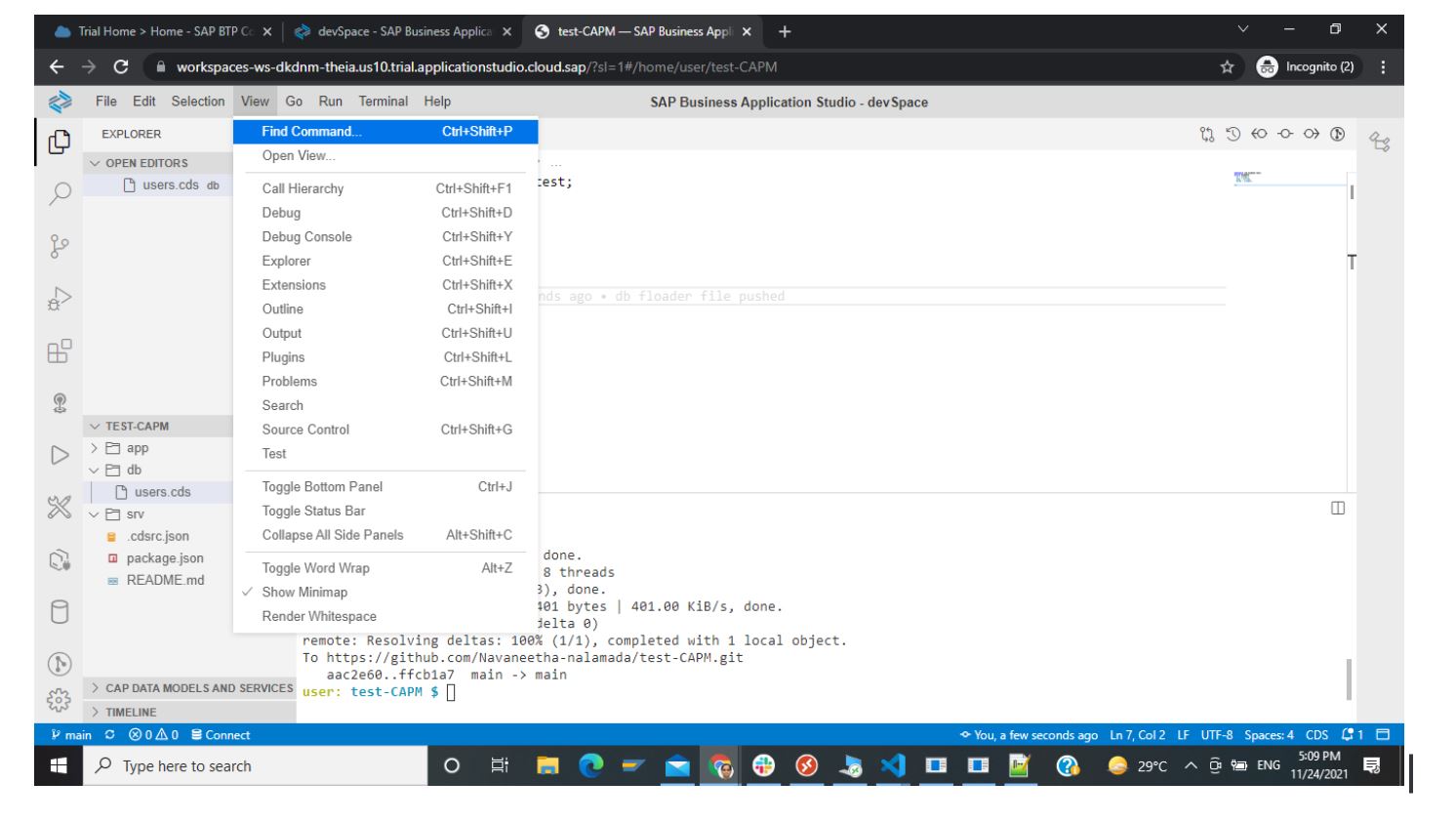 Deploying a Cloud Application Programming Project with VS Code vs. BAS ...