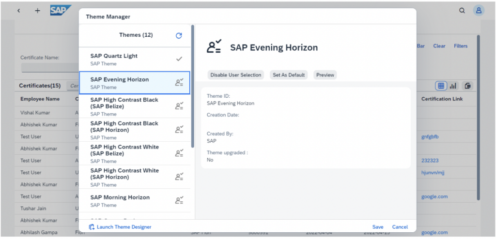 Horizon: The New SAP Fiori Theme - Mindset Consulting