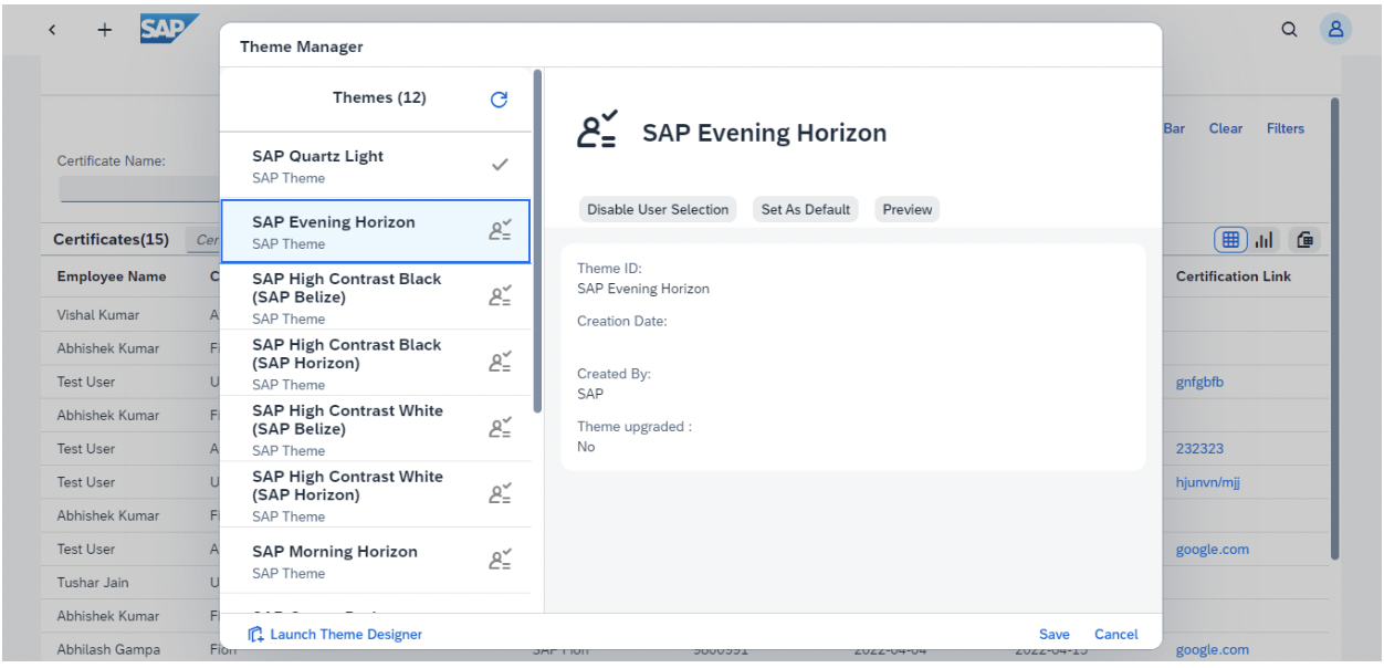 Horizon: The New SAP Fiori Theme - Mindset Consulting