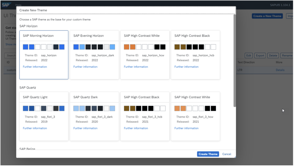 Horizon: The New SAP Fiori Theme - Mindset Consulting