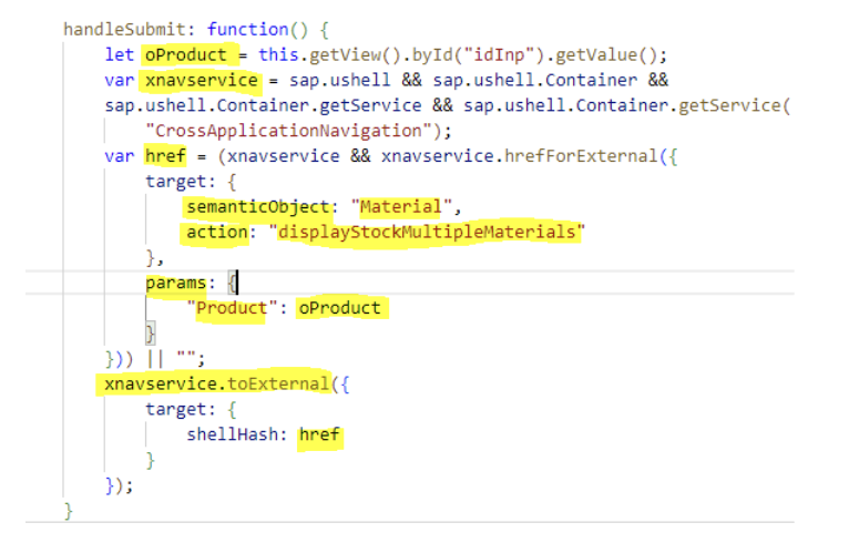 Cross Application Navigation - Mindset Consulting