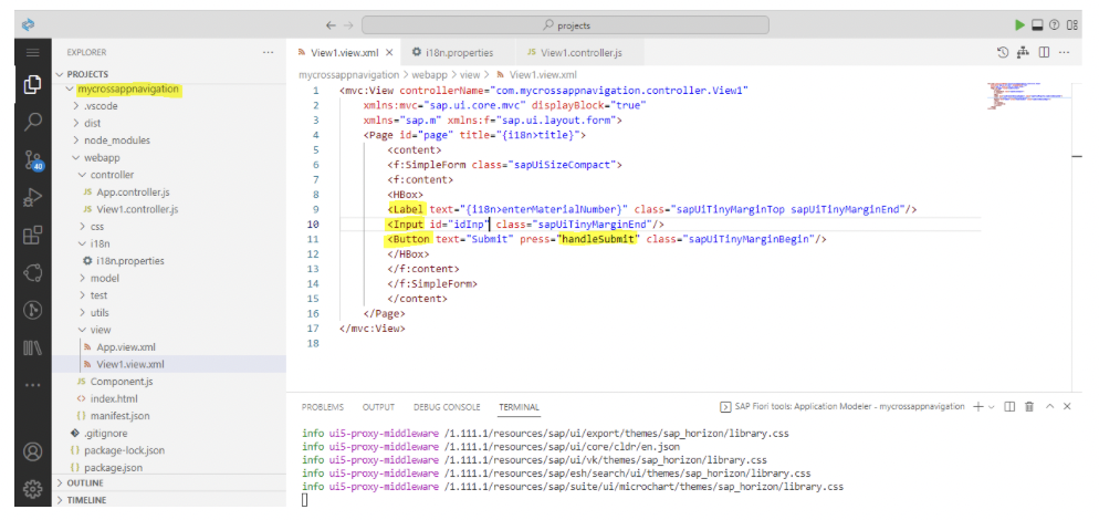 Cross Application Navigation - Mindset Consulting