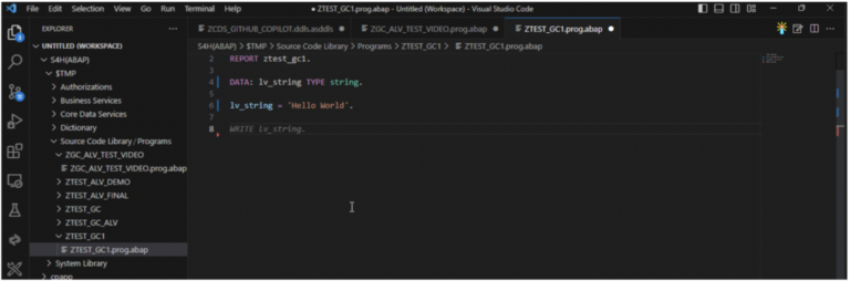 AI-Assisted ABAP Development: Exploring GitHub Copilot in Visual Studio Code - Mindset Consulting
